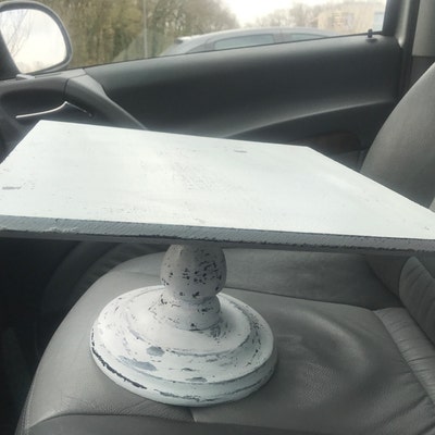 Wedding Gold Cake Stand Distressed Gold Stand Shabby White - Etsy