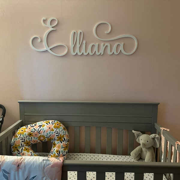 Large Baby Name Sign, Large Nursery Name Sign, Big Family Name Sign ...