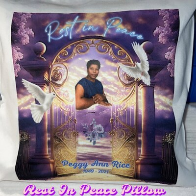 Purple in Loving Memory PNG, Gold Heavens Gate, Memorial Background ...