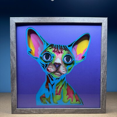 Mountains 3D Layered SVG for Cardstock, Multilayer Papercut, Shadow Box ...