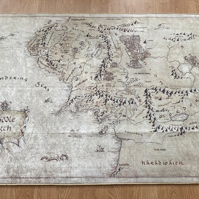 Lord Rug, the Rings Round Rug Fantasy Rug, Movie Rug, Popular Rug, Cool ...
