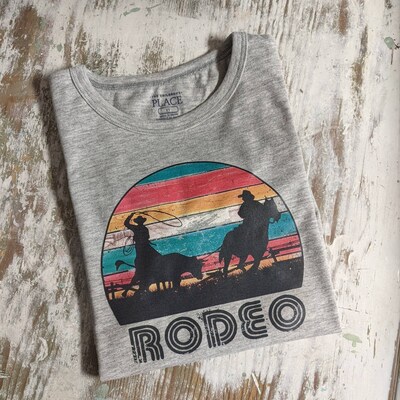 Rodeo Team Roper Vintage PNG Clipart, Instant Download, Sublimation ...