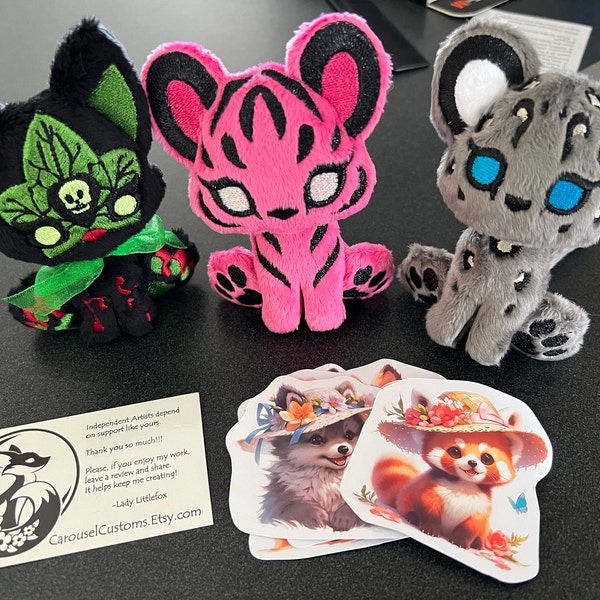Zyniza the Poison Ivy Cat - Littlefox's Toebeans - Mystical Spooky ...