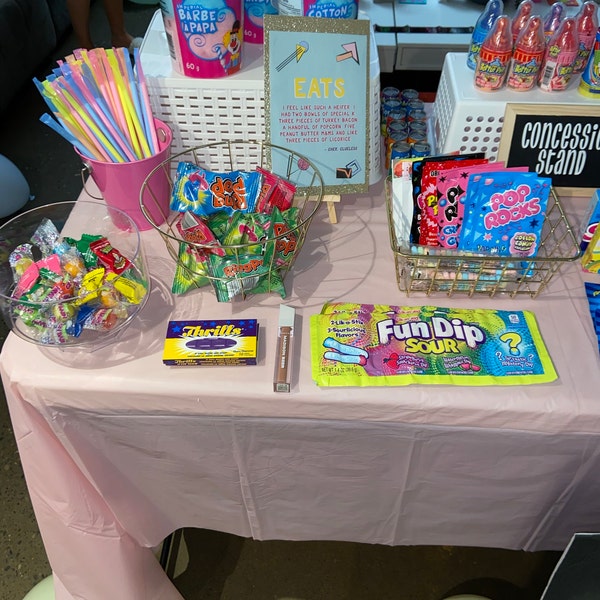 90s Food Sign Party Printable, 90's Food Sign, 90s Party Printable, 90s ...