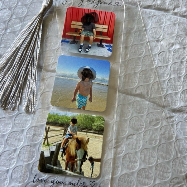 Personalized Bookmark With Picture, Mothers Day Gift, Reading Gift ...