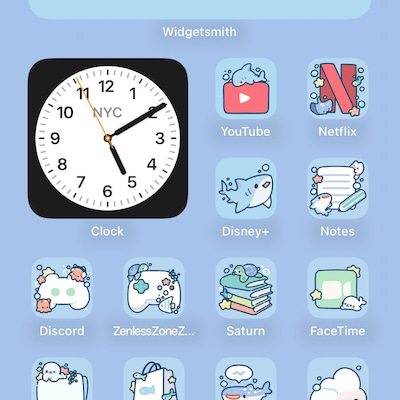 Shiba Inu App Icon Set Kawaii Aesthetic Theme for Android IOS Tablet ...