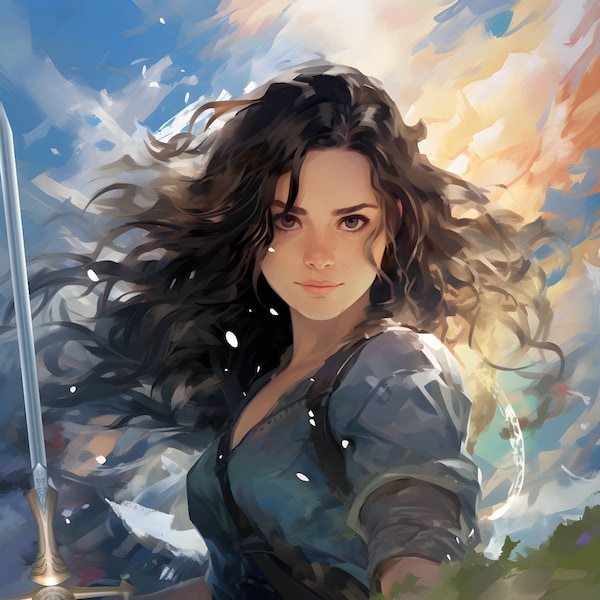 Custom Legend of Zelda Digital Portrait | Personalized Video Game Gift ...