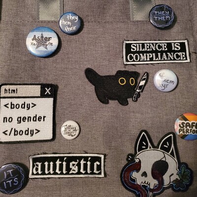 Queer Punk Metal Rainbow LGBTQ Iron on Patch Pride - Etsy