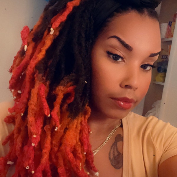 Mother of Pearl Loc Sprinkle Beads, Shell Braid Jewelry Dreadlock ...