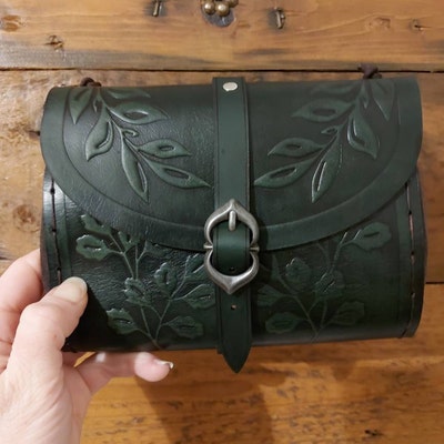 Leather Scroll Case for LARP, Document Tube for Cosplay, Medieval ...