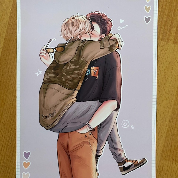 BTS Sope/yoonseok Jungkook 'morning Routine' A5 Art Print K-pop JK ...