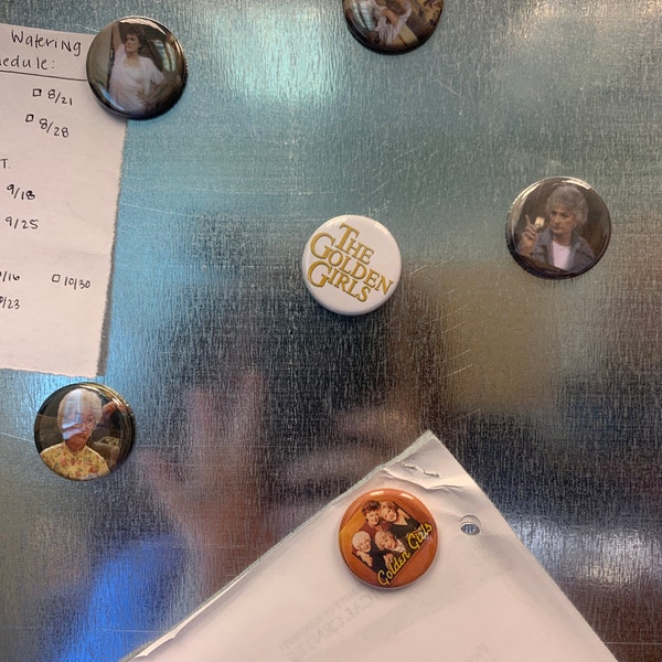 The Golden Girls Magnets or Pin Back Buttons - Etsy