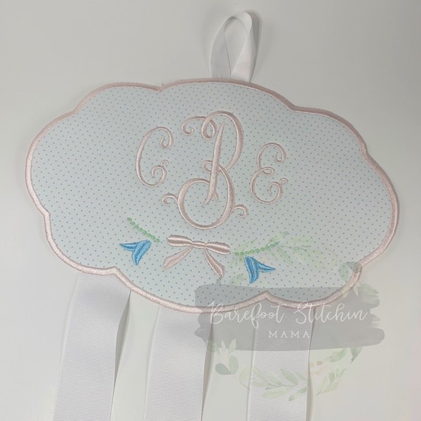 ITH Bow Holder Digital Machine Embroidery Design - Etsy