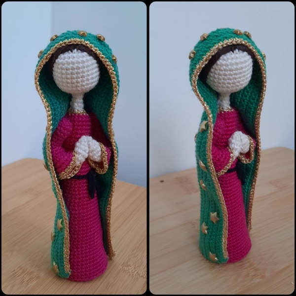 Our Lady of Guadalupe Crochet Pattern - Virgin Mary Crochet Pattern ...