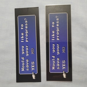Final Fantasy Bookmark would You Like to Save Your Progress High ...