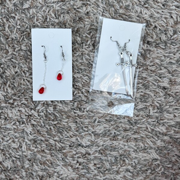 Over the Garden Wall Bird Scissors Earrings, Hypoallergenic OTGW ...