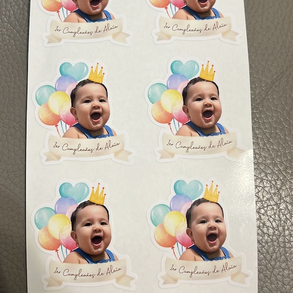 Birthday Sticker｜personalized Birthday Sticker｜custom Kid Birthday ...
