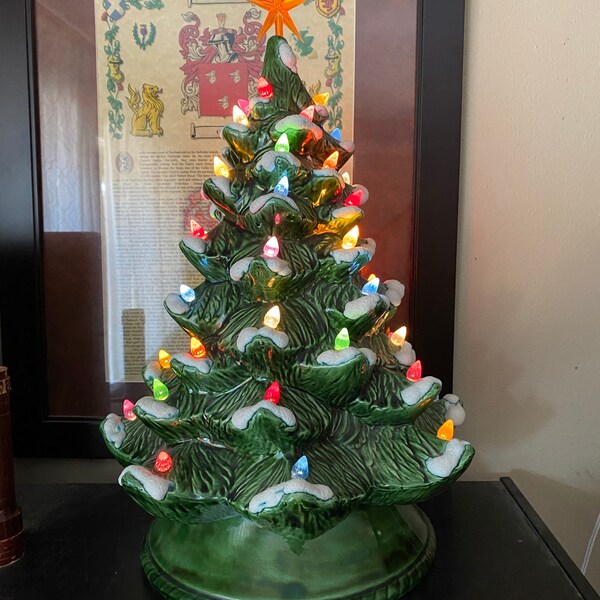 Large Ceramic Christmas Tree Stars. Replacement Star. Aqua-blue-clear ...