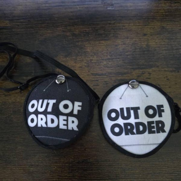 Out of Order Sign Eye Patch /eye Cover /ocular Aid / Vision Accessory ...