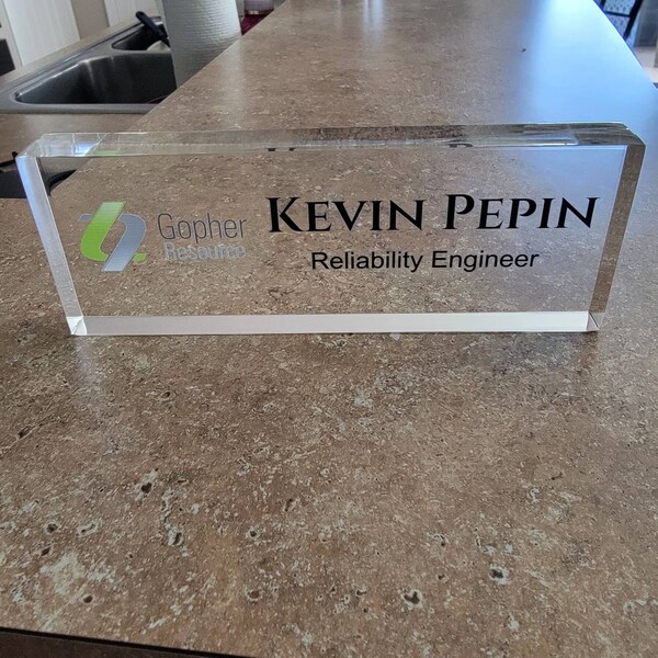 Personalized Name Plate, Custom Office Name Sign, Name Plate for Desk ...