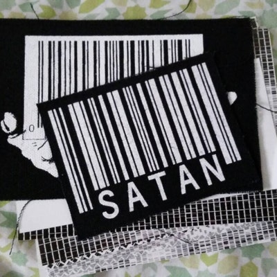 Barcode Word Patches by Scott Blake - Etsy