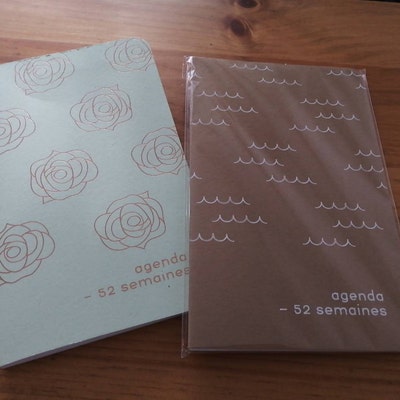 Agenda SMALL SQUARES Planner 52 Weeks - Etsy