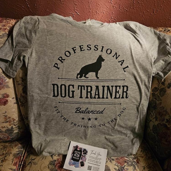 Balanced Dog Training Hoodie Back Print, Personalized Dog Trainer Gift ...