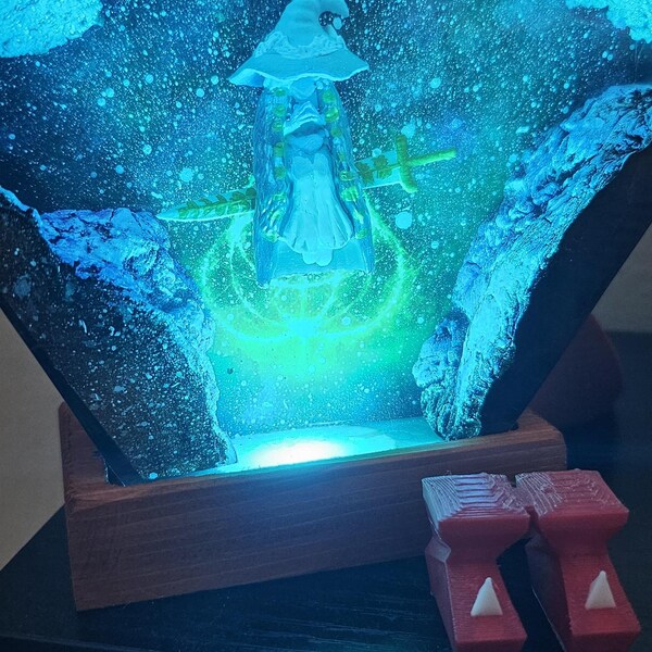 Nuclear Explosion Bomb Diorama, Model LIGHT Night Lamp Nuke Fallout ...