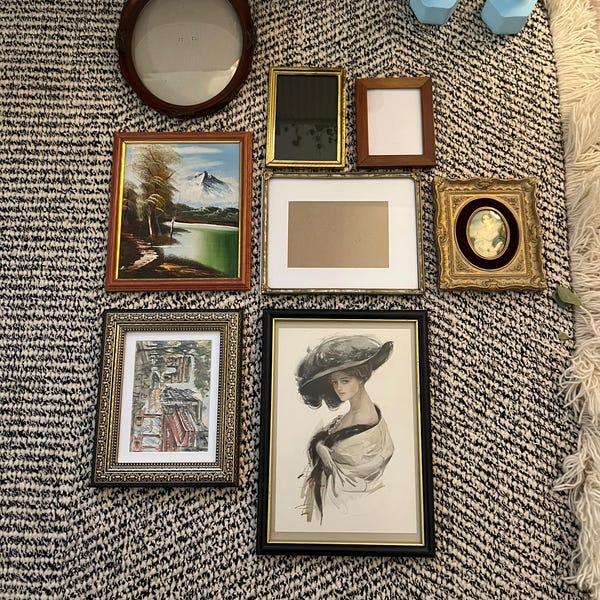 Gallery Wall Frames | Assorted Frame Bundle | Vintage Picture Frames ...