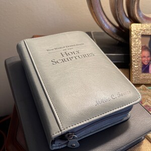 Bible Cover Jw English Bible Cover Jw Gift Elders Gifts Jw - Etsy