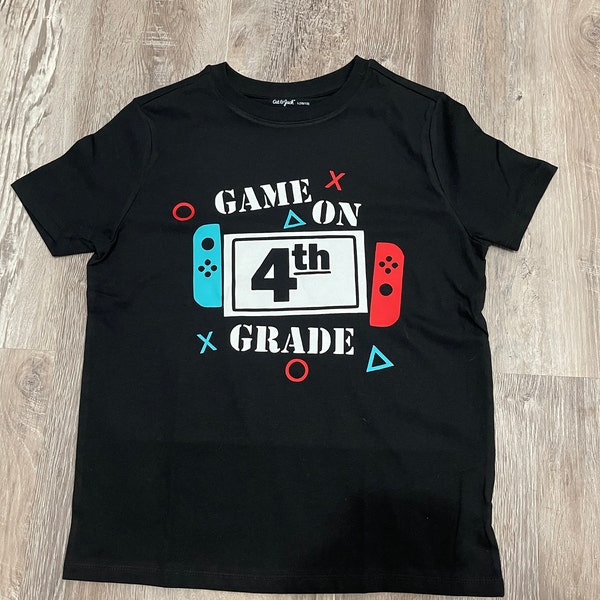 Game on 4th Grade SVG, SVG Cut File, Fourth Grade Svg, Back to School ...