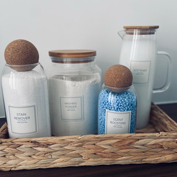 Cream Baking Labels Minimal Cream Waterproof Labels Flour, Icing Sugar ...