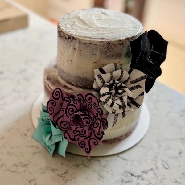 Nightmare Flowers, Jack and Sally Rose, Halloween Flowers, Unique ...