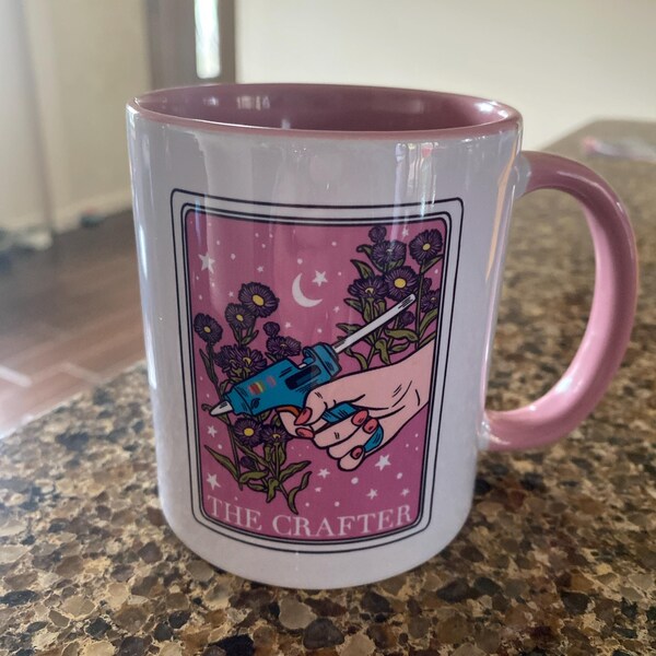 Crafter Mug Crafty Coffee Cup Gift Crafty Women Coffee Mug Crafter Gift ...