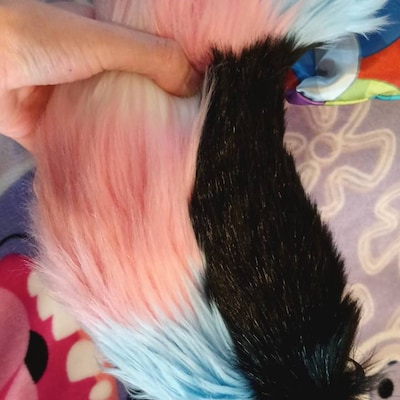 Trans Flag Fursuit Tail Nub - Etsy