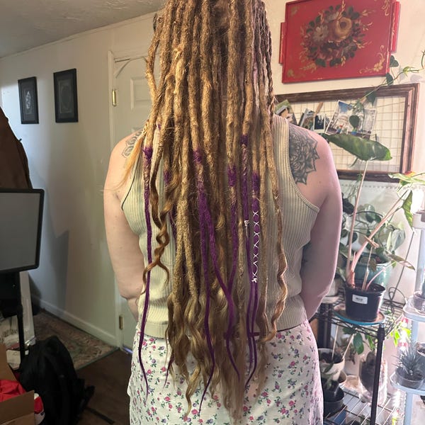 X10 Ombre Body Wave 100% Human Hair Dreadlock Extensions 21 Inches - Etsy
