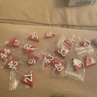 Delta Line Number Lapel Pin - Etsy