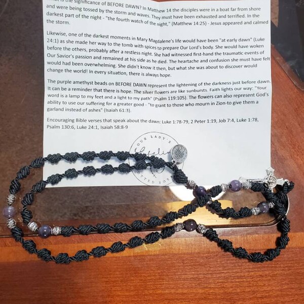 PREPARE Knotted Rosary | Rope Rosary |twine Rosary | Cord Rosary ...