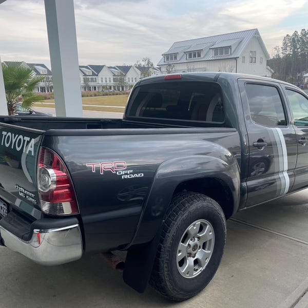 Many Colors & Sizes Tri 3 Color Retro Racing Stripes Rainbow Vinyl Die ...