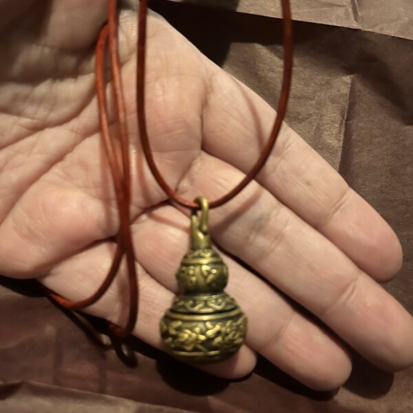 Wax Seal Necklace Aladdin Magic Genie Lamp Antique Wax Seal Jewelry ...