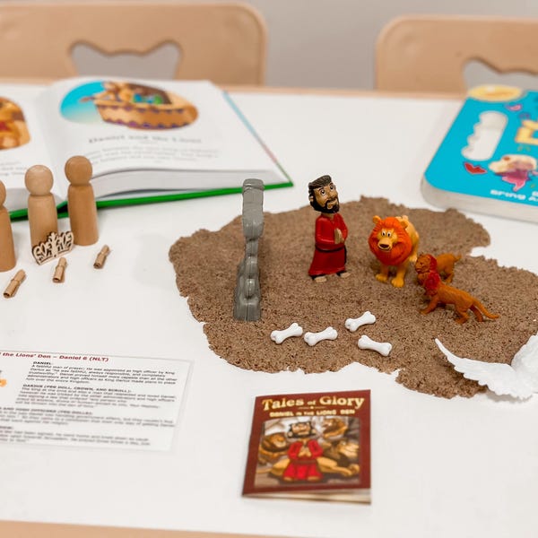 Daniel and the Lions' Den Sensory Kit, Daniel and the Lions' Den Bible ...