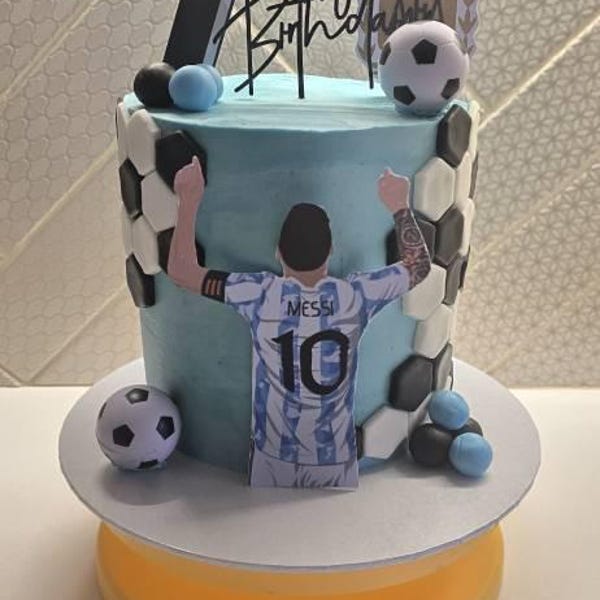Messi Cake Topper - Etsy