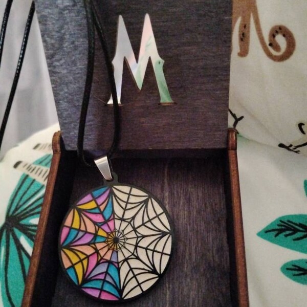 Wednesday Addams Necklace, Ophelia Hall Window Room, Personalized ...