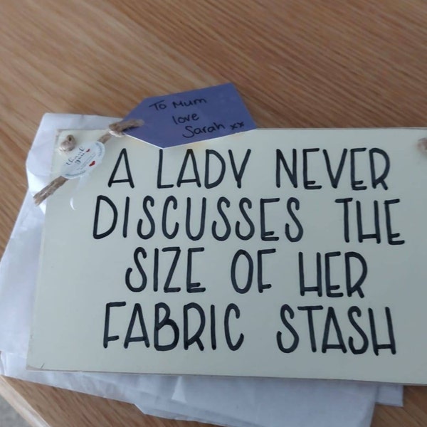 I'm Not a Craft Hoarder... • Handmade Wooden Sign • Crafters Gift ...