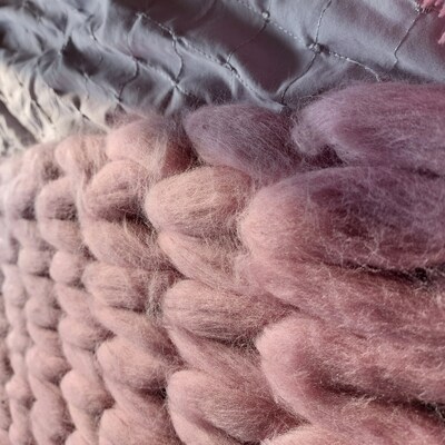 Rust Throw Blanket Chunky Knit Blanket Terracotta Boho Throw - Etsy