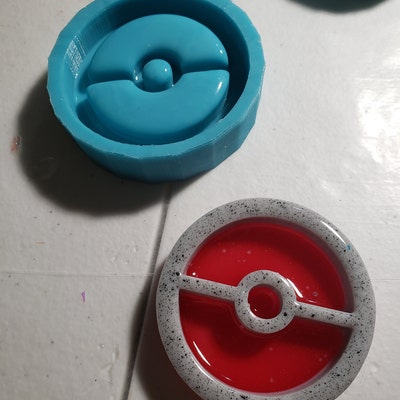 Pokeball Shaker Rubber Mold Opaque Made in America - Etsy