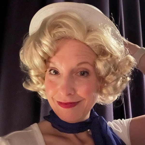 12 Inch Blonde Shag Style Straight and Layered With Bangs Anime Costume ...