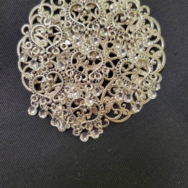 Solveig Traditional Norwegian Filigree Scroll Sølje Style Necklace With ...