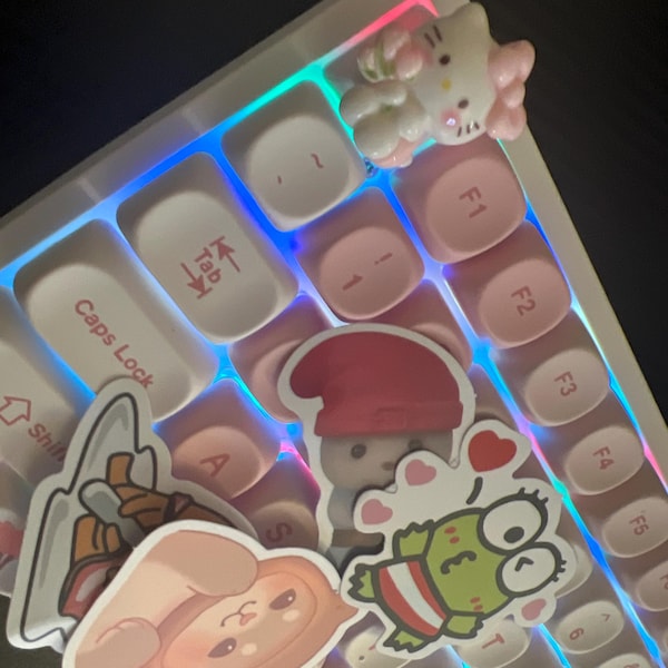 Kawaii Duck Character Keycaps, Goose Keycap, Animal Keycaps, Cute ...