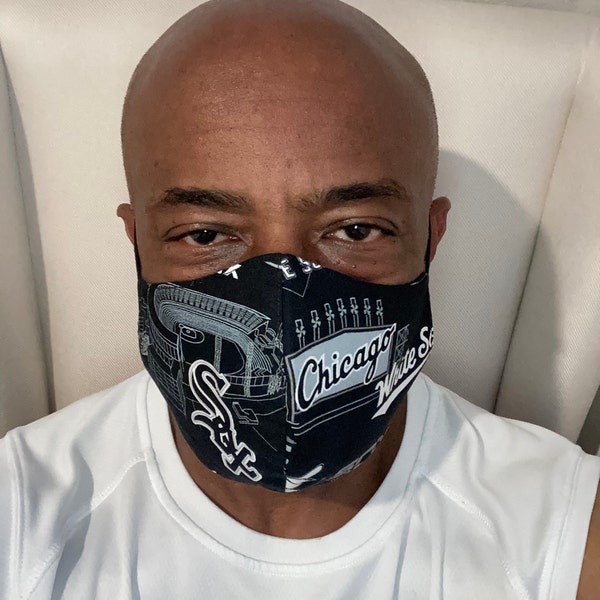 Chicago Bulls Face Mask, Bulls Mask, IL Chicago Bulls Mask, Adjustable ...